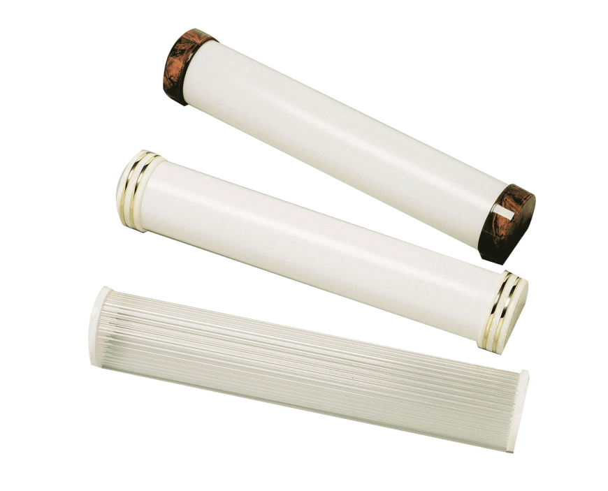 WVEL Wall Vanity with End Caps Wired for or with LED Tubes - Advantage ...