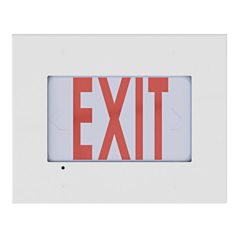 CLIR - Recessed LED Clean Room Exit Sign - Advantage Environmental Lighting